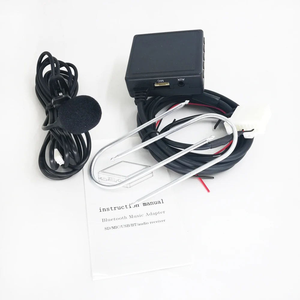 Biurlink Car Stereo Bluetooth Microphone Handsfree Aux 3.5MM Jack USB ...
