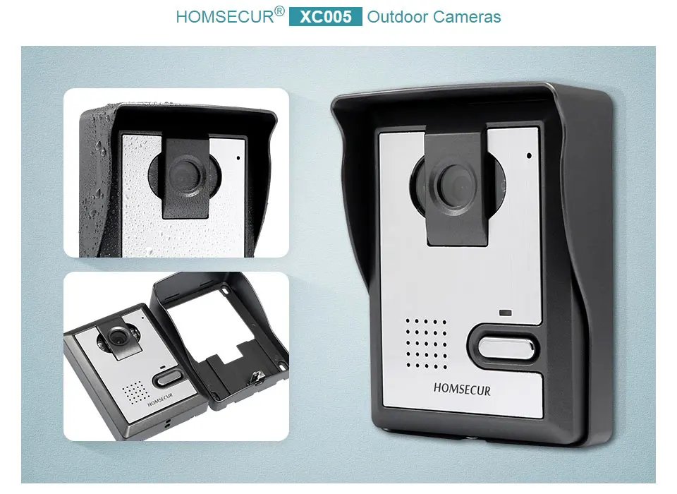 Outdoor Intercom Unit XC005 Surface Mount Supported 700TVLine for ...