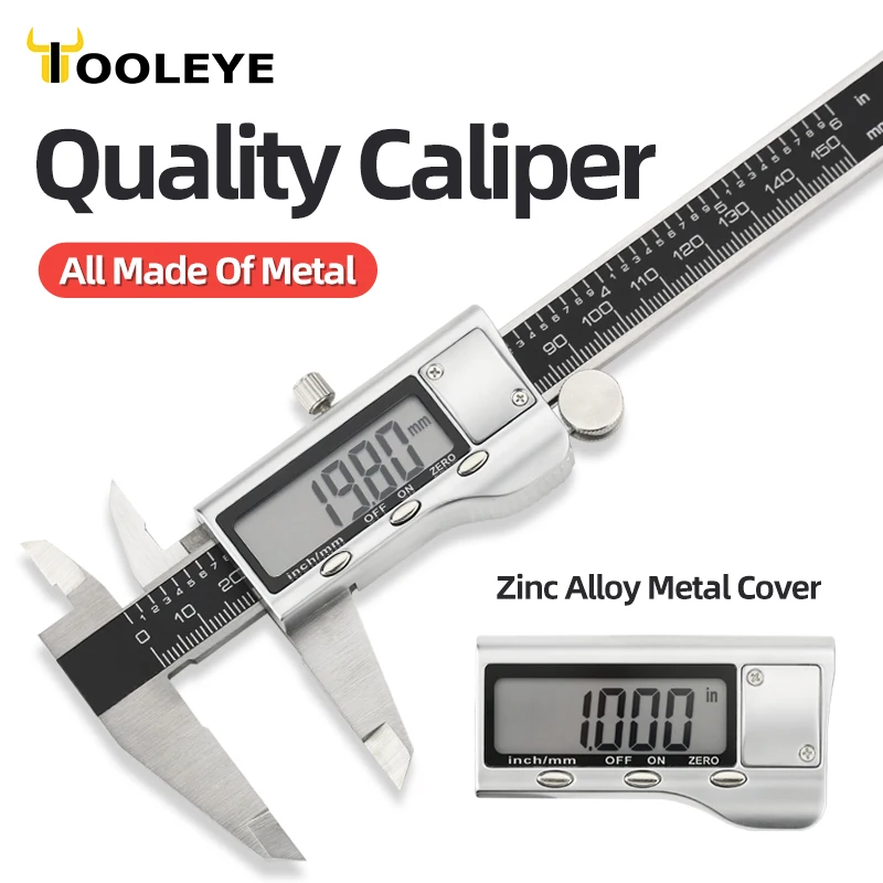 Quality Digital Vernier Caliper 6 Inch Stainless Steel Electronic ...
