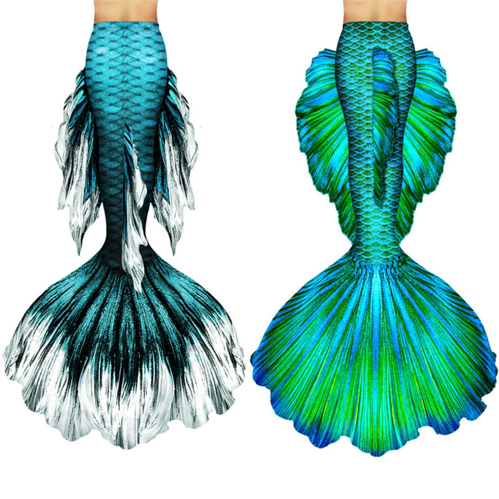 Blue And Green Mermaid Tails