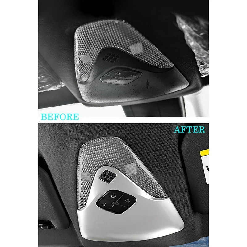 Car Reading Light Decoration,Front Reading Light Cover Trim,Ceiling ...