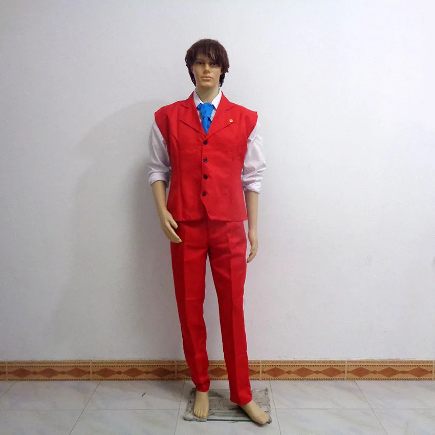 Ace Attorney Apollo Justice Christmas Party Halloween Uniform Outfit ...