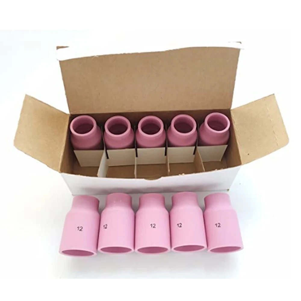 초대형 가스 렌즈 TIG 실드 컵 알루미나 노즐, 사이즈 #12 53N87 WP17 18 26 시리즈 용접기 토치|Welding ...