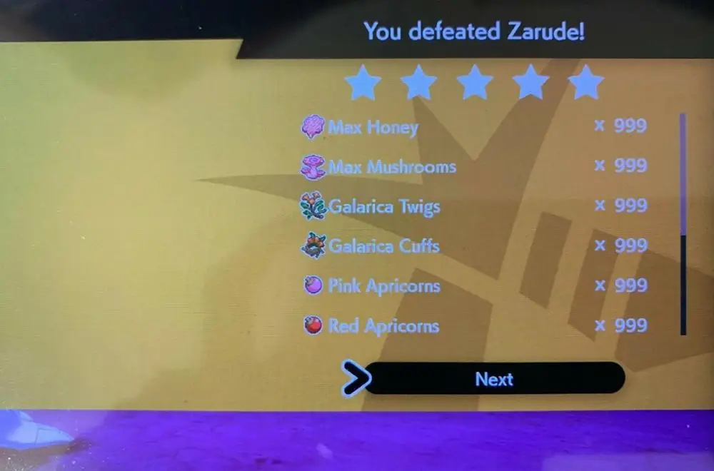 Pokemon Sword and Shield New DLC Legend Shiny Zarude Raid with 999 ...