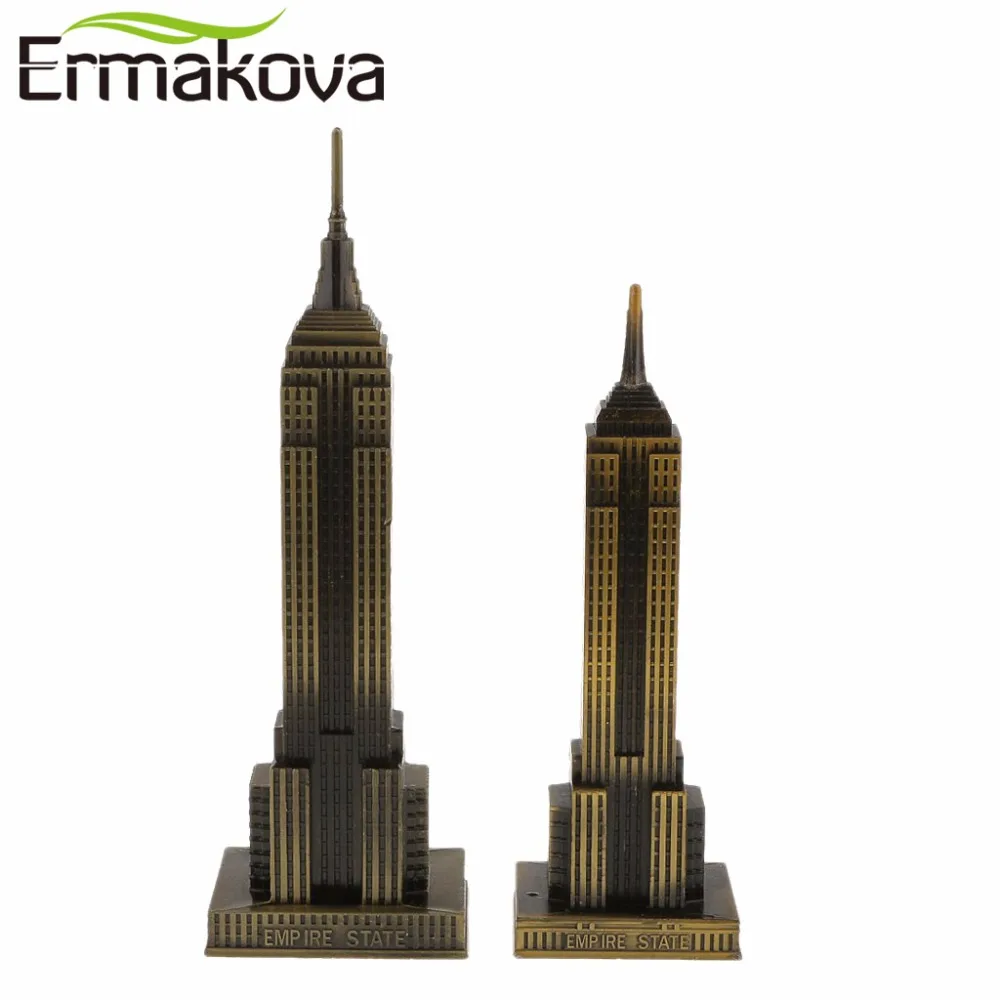 Ermakova Antique Bronze American Empire State Building Model Metal ...