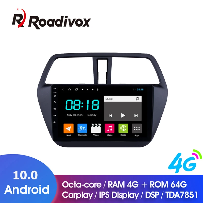 Kit-multim-dia-automotivo-para-suzuki-s-cross-sx4-2007-2014-android-10 ...