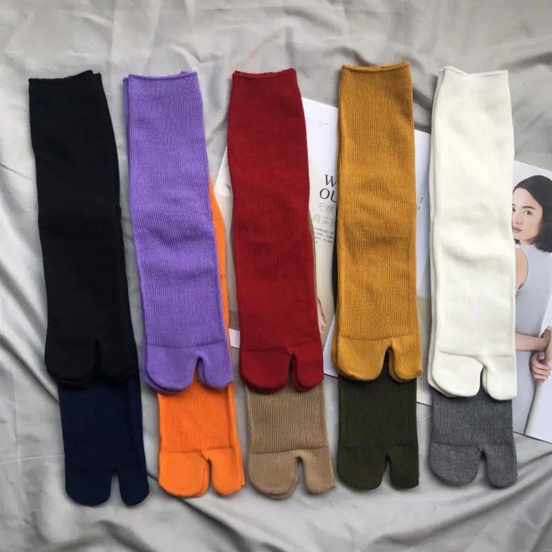 Japanese-style-Two-fingers-Ankle-socks-harajuku-kawaii-tabi-socks ...