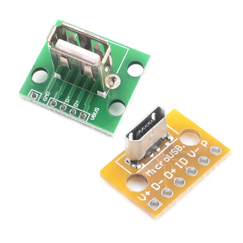 10pcs-Vertical-USB-MicroUSB-Micro-USB-2-0-Female-Head-A-Connector-Port ...