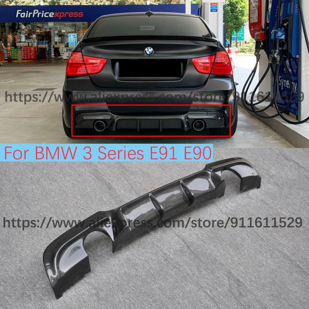 【メール便不可】 BMW E91 E90 325i 335i M Tech Bumper 2006-2011 Carbon Fiber ...