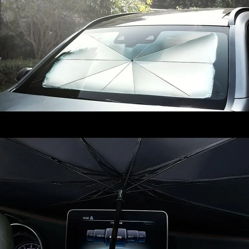 Car Sunshade Interior Front Window Sun Shade Cover UV Protector Sun ...
