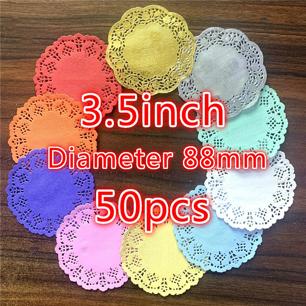 50 шт. 3,5 дюйма круглый диаметр 88 мм красный розовый синий фиолетовый ...
