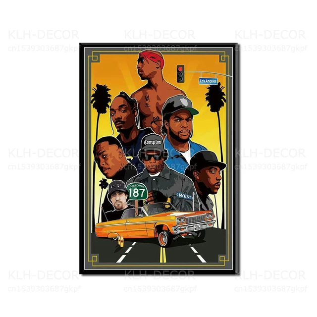 West Coast Rappers Poster