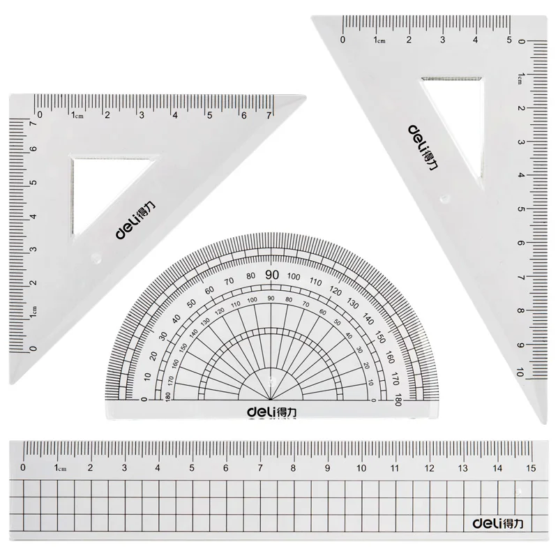 4pcs / set of Deli 71963cartoon animal multifunctional drawing ...