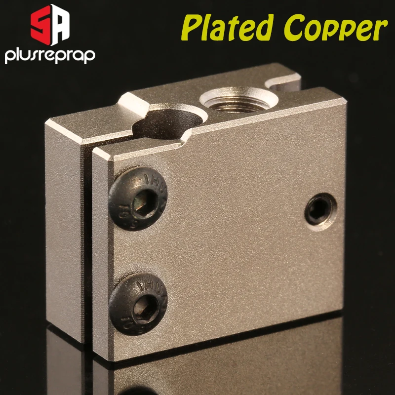 Premium V6 Volcano Aluminum Or Plated Copper Heat Block For Pt100 Ht ...