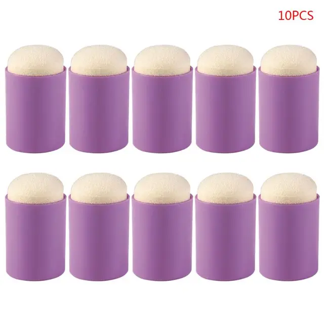 Sponge Paint Brush Finger Sponge Daubers For Drawing Card Making 20Pcs ...