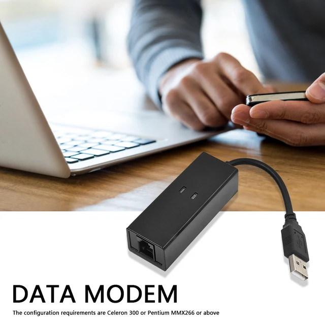 Exterior Dial Up Voice Fax Information Modem 56K USB Information/Fax ...