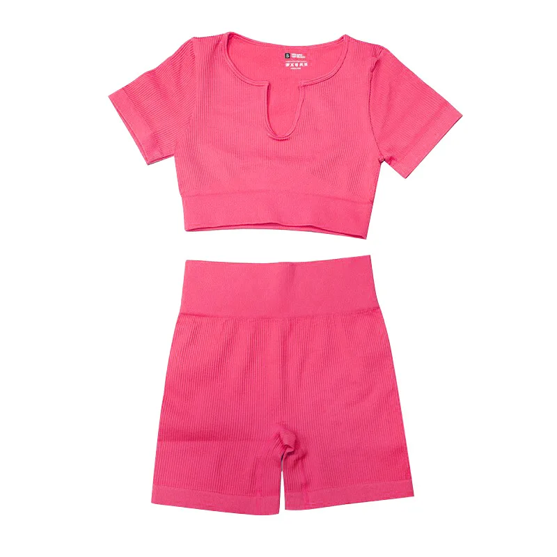 10-Colors-Seamless-Yoga-Set-Workout-Clothes-Women-Sportwear-Short ...