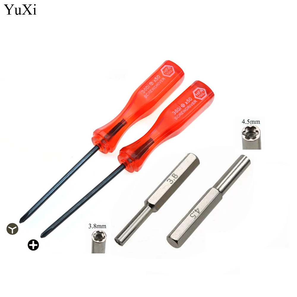 YuXi 3.8mm 4.5mm Tri Wing Screwdriver Bit Tool Kit Game accessories For ...