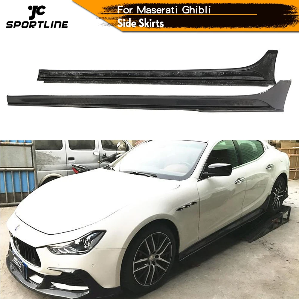 Bumper-For-Maserati-Ghibli-4-Door-Sedan-2014-2016-Carbon-fiber-side ...