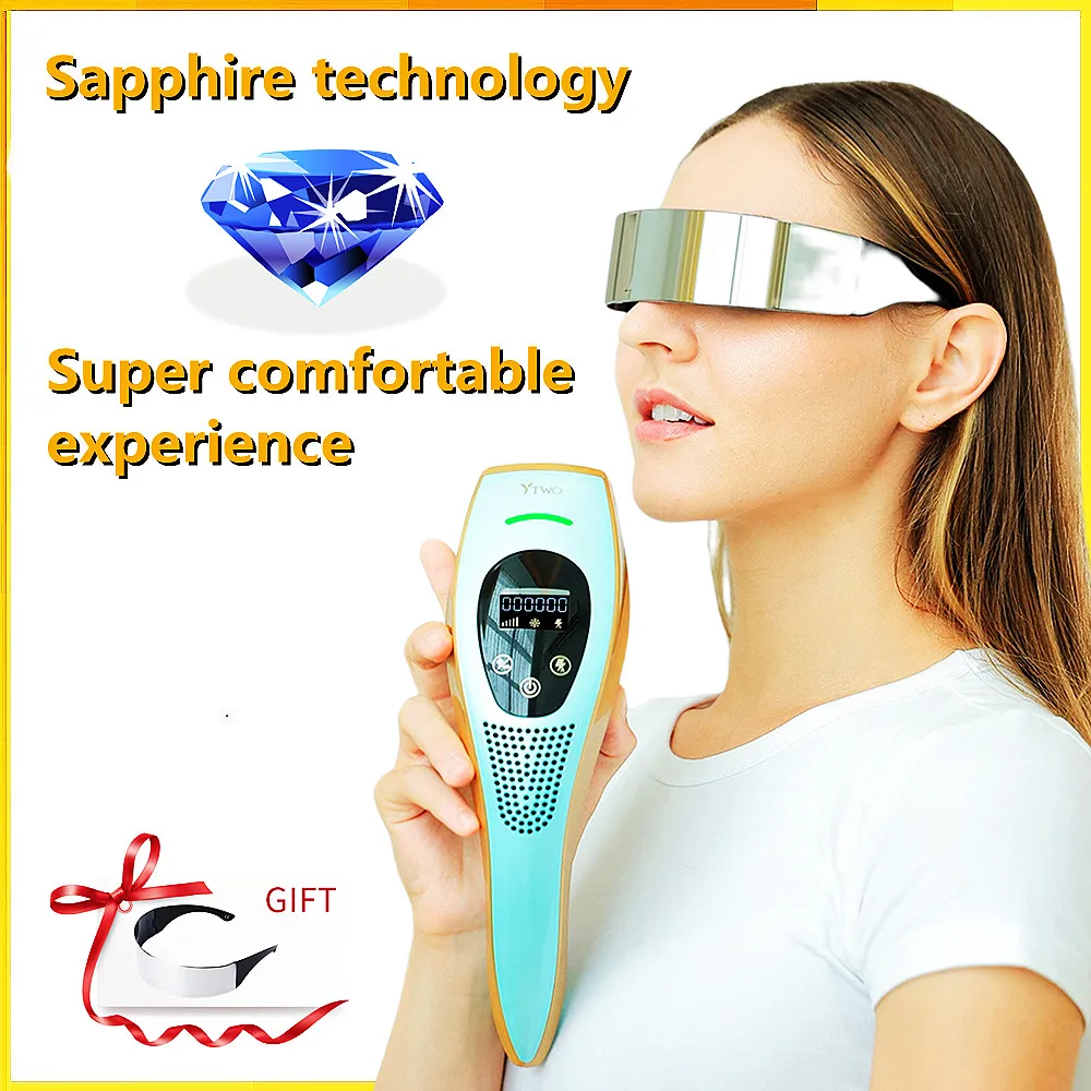 YTWO AP20 레이저 제모 장치 영구 IPL 제 모기 얼음 느낌 무통 전신 레이저 홈 뷰티 장비|제모기| - AliExpress
