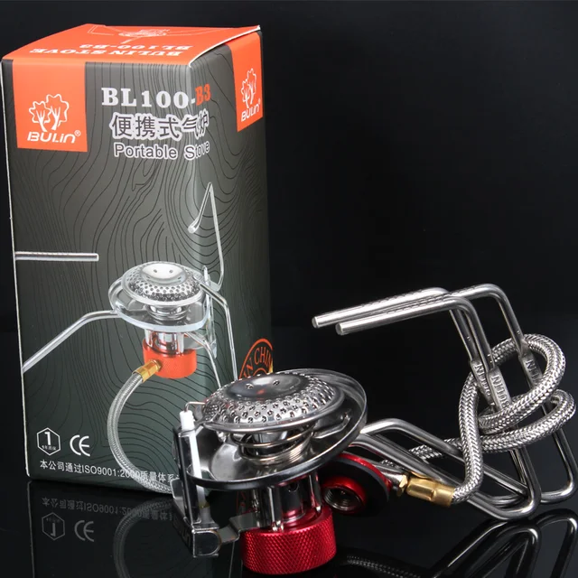 Bulin BL100-B3 야외 접이식 가스 버너, 휴대용 미니 캠핑 스토브, 피크닉 장비, 3200W