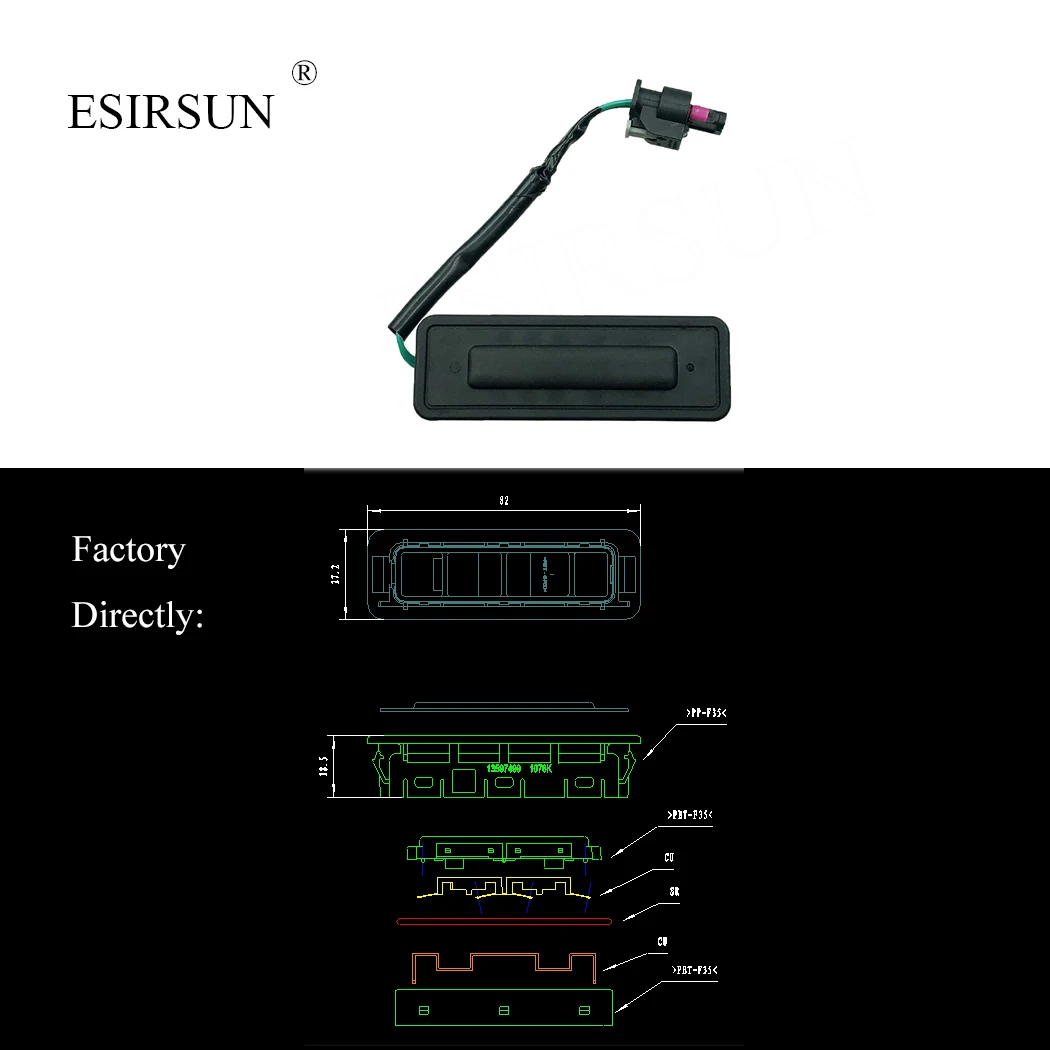 ESIRSUN-Trunk-Switch-Fit-For-Vauxhall-Opel-Insignia-Tourer-Estate-2014 ...