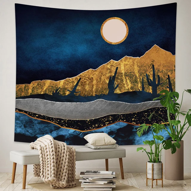 Abstract Landscape Wall Tapestry – mehometextile