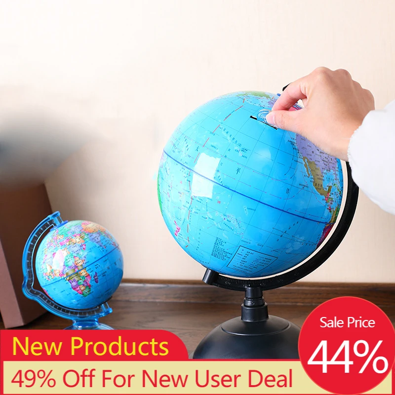 Mini hucha de globo del mundo, Terrario de seguridad, monedas, caja de ...