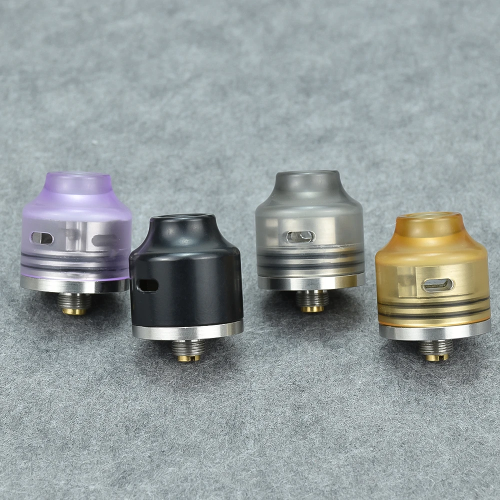 22MM WASP Nano RDA Mini Atomizer Single Coil Rebuildable Tank With BF Squonk Pin 316 ss vs ...