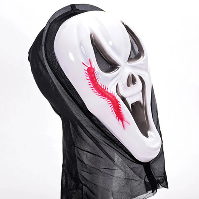 Halloween Creepy Scary Mask Horror Grimace Halloween Party Mask ...