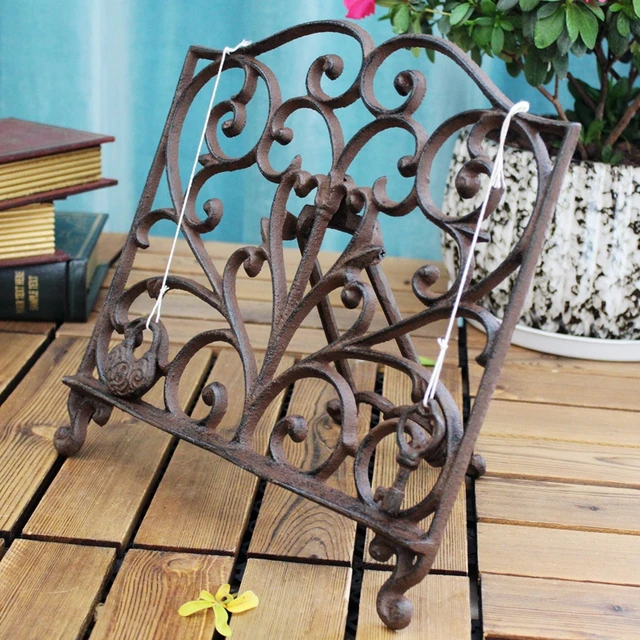 Wrought Iron Cookbook Holder