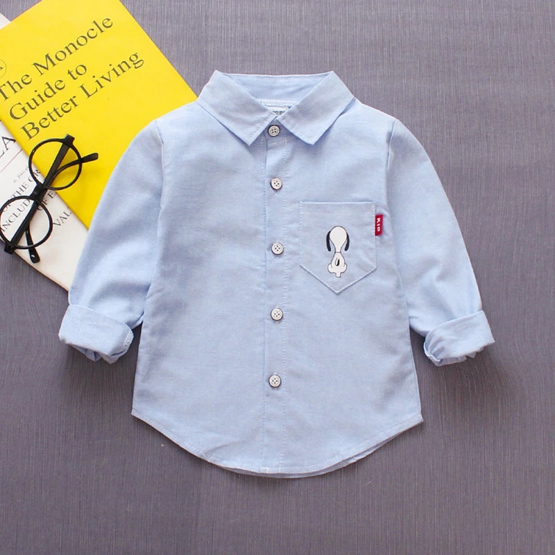 Детская рубашка рубашки с длинными рукавами для мальчиков и девочек ...