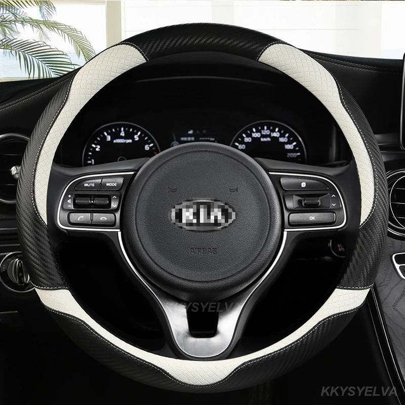 PU-Leather-Car-Steering-Wheel-Cover-for-Kia-Ceed-Sportage-Picanto ...