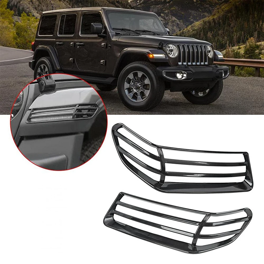Eyebrow Lamp Cover For Jeep Wrangler JL TJ 2018 2019 2020 2021 2022 ...
