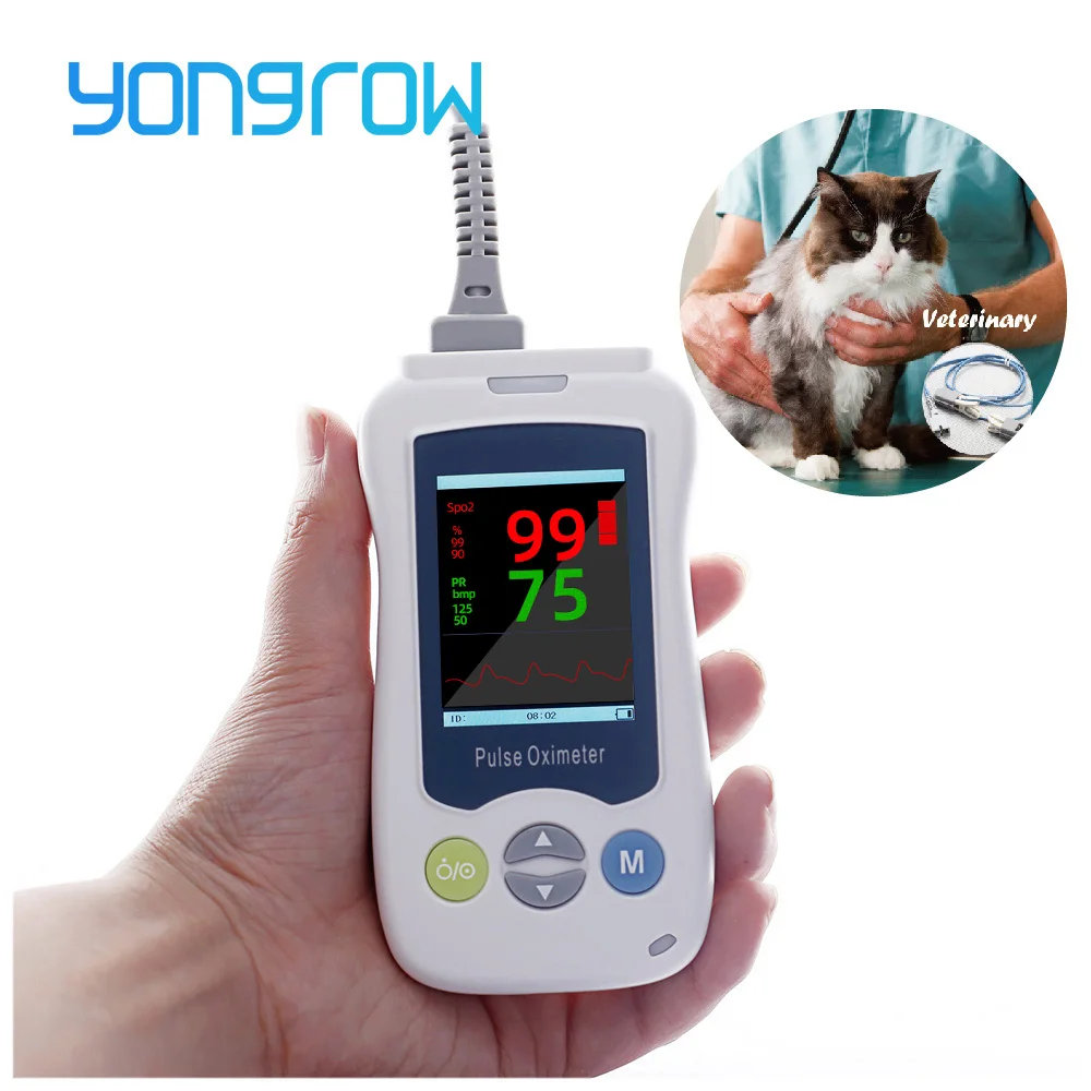 Yongrow-Veterinary-Handheld-Pulse-Oximeter-Medical-Portable-Handheld ...