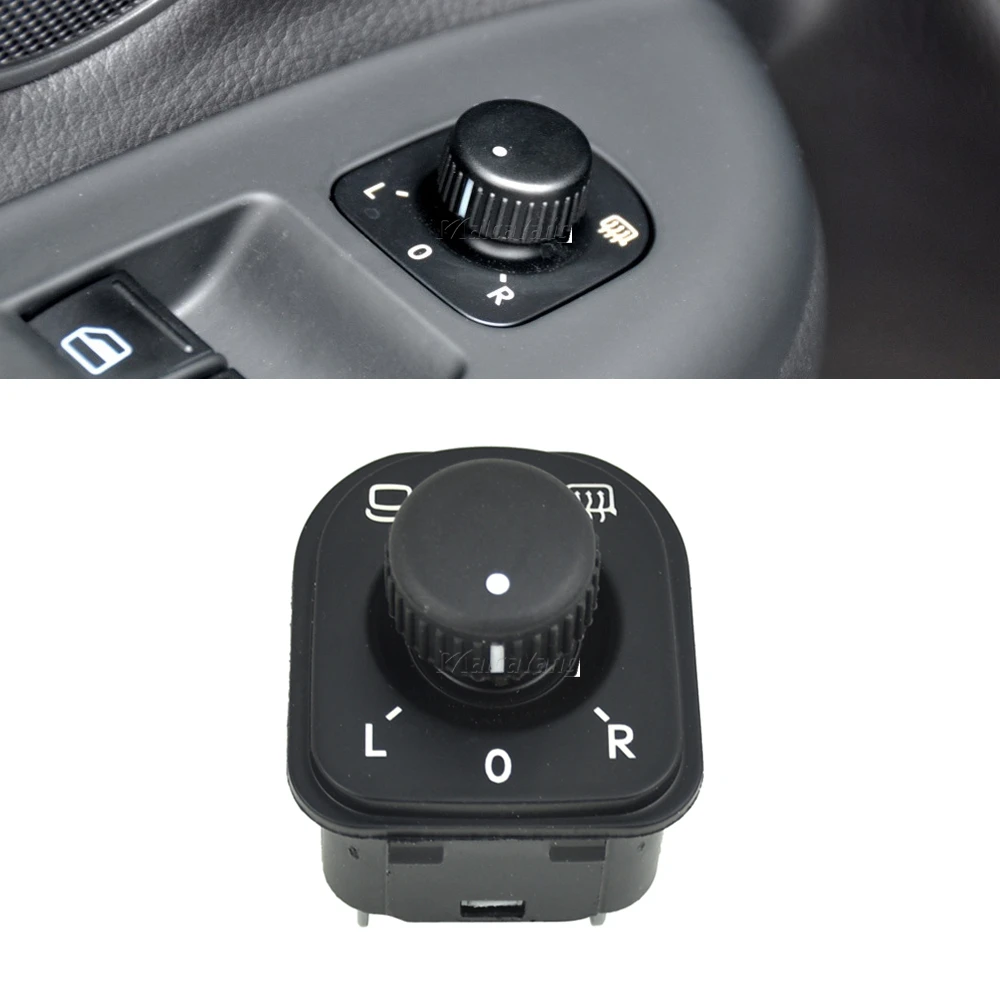 Adjust Knob Mirror Control Switch 1k0959565j For Vw Jetta Mk 5 Golf Gti ...
