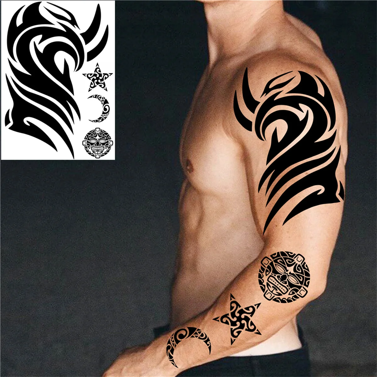 Cool Tribal Arm Tattoo