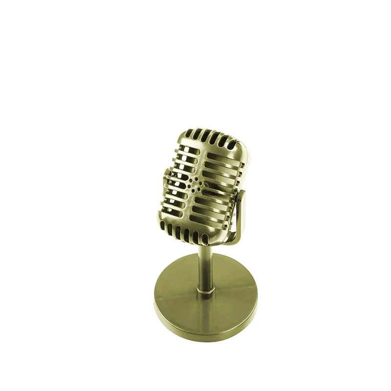 Classic Retro Microphone For Streams Prop Vintage Style Mic Universal ...