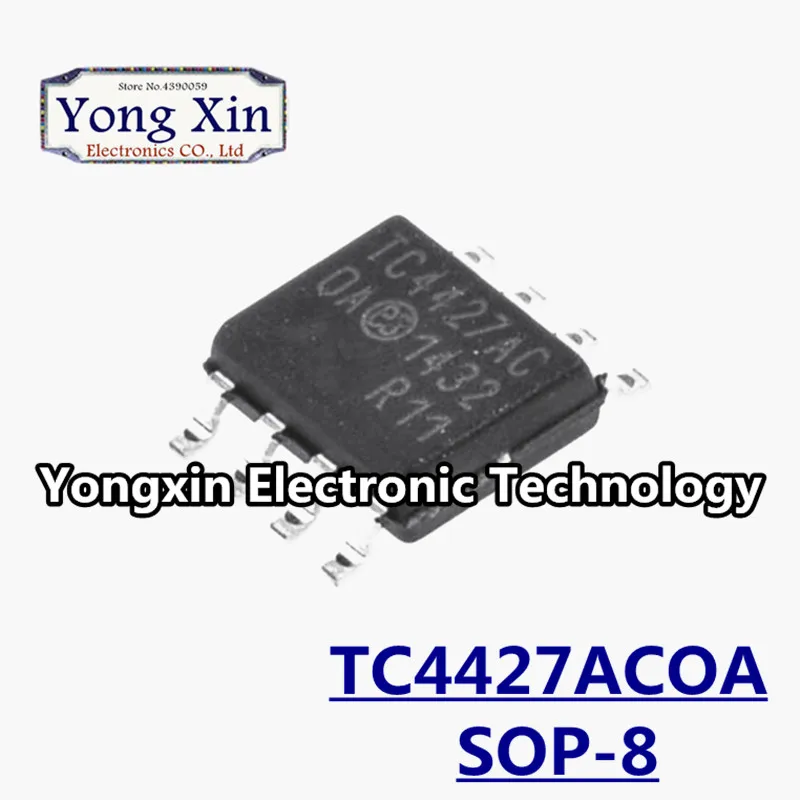 Controlador MOSFET TC4427ACOA TC4427AC TC4427A TC4427 4427 SOP 8, 20 ...