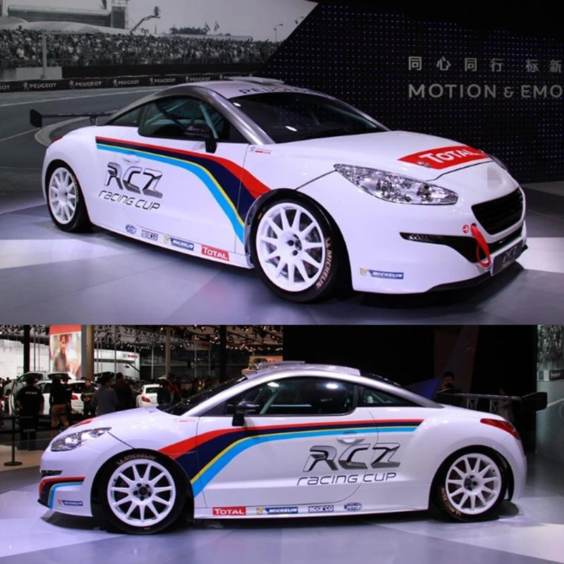 Racing Sticker For Peugeot RCZ Body Exterior Decoration Modified ...