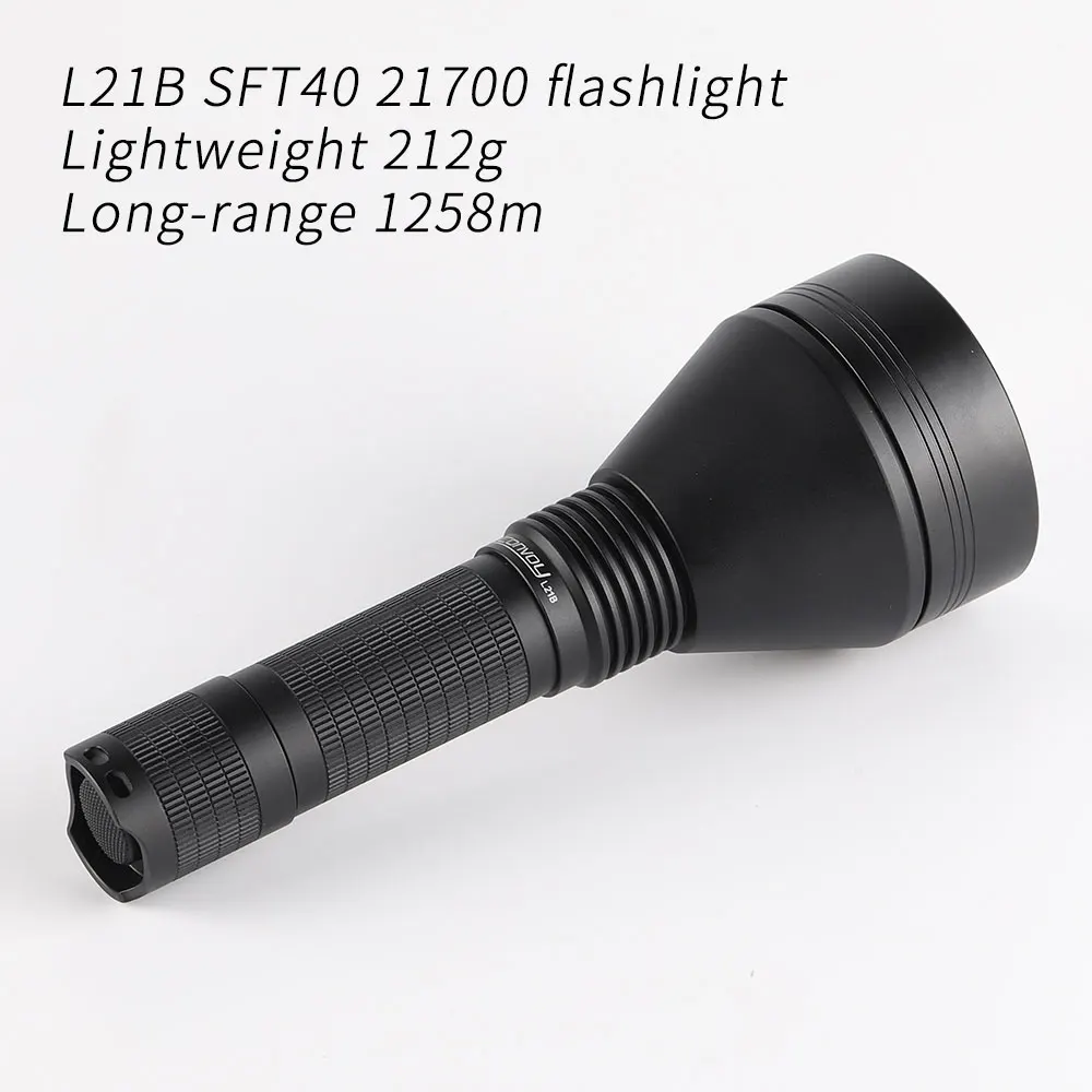 Convoy L21B SFT40 21700 flashlight,Lightweight ,long range