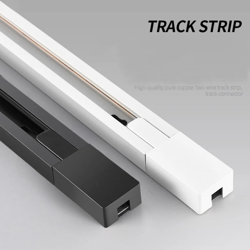 2 Wires 0.5m Thick Track Rail For Led Track Light Aluminum Track Strip ...