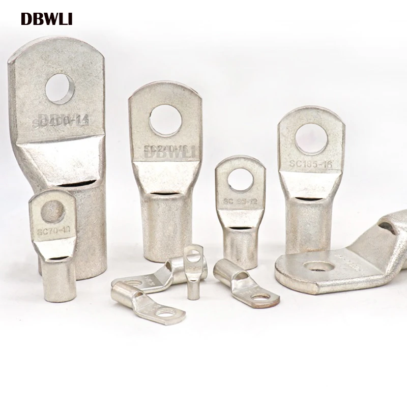 20pcs Bolt Hole Tinned Copper Cable Lugs Battery Terminals Set Wire ...