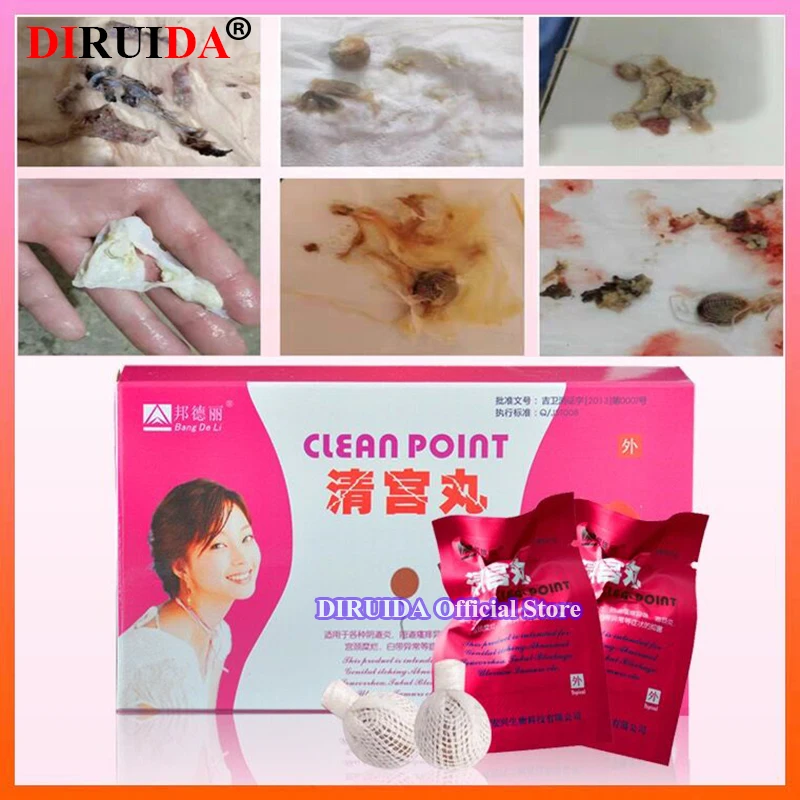 Original Chinese Herbs Vaginal Tightening Tampon Vagina Clean Point Yoni Pearls Fibroid Womb ...