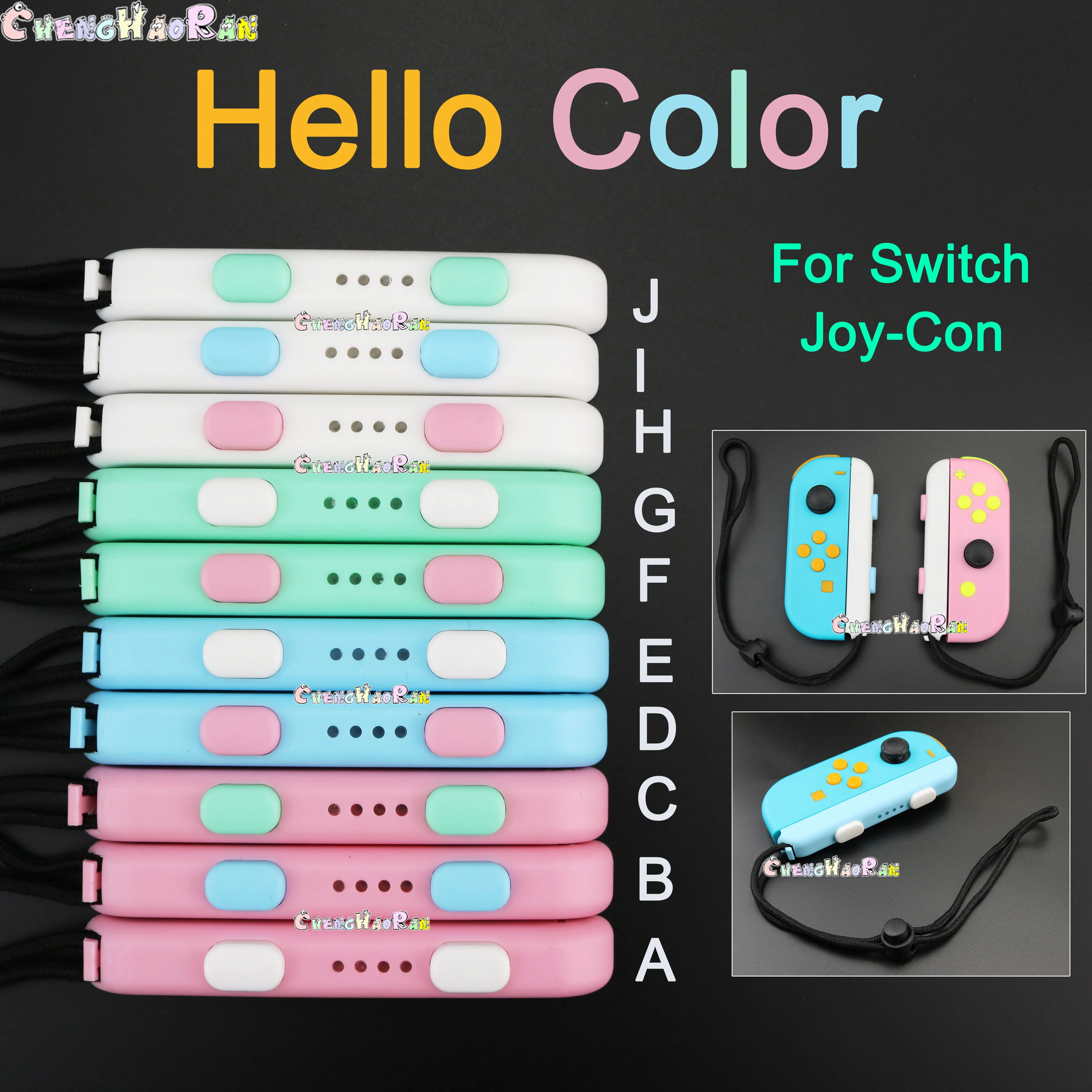 Correa-de-mu-eca-de-colores-mezclados-para-Nintendo-Switch-cord-n-de ...