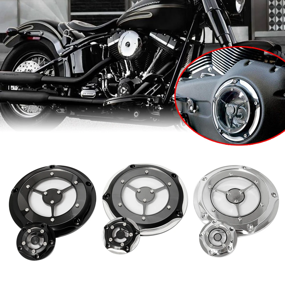 Motorcycle 5 Holes Derby Timing Timer Cover CNC Engine Cover For Harley ...