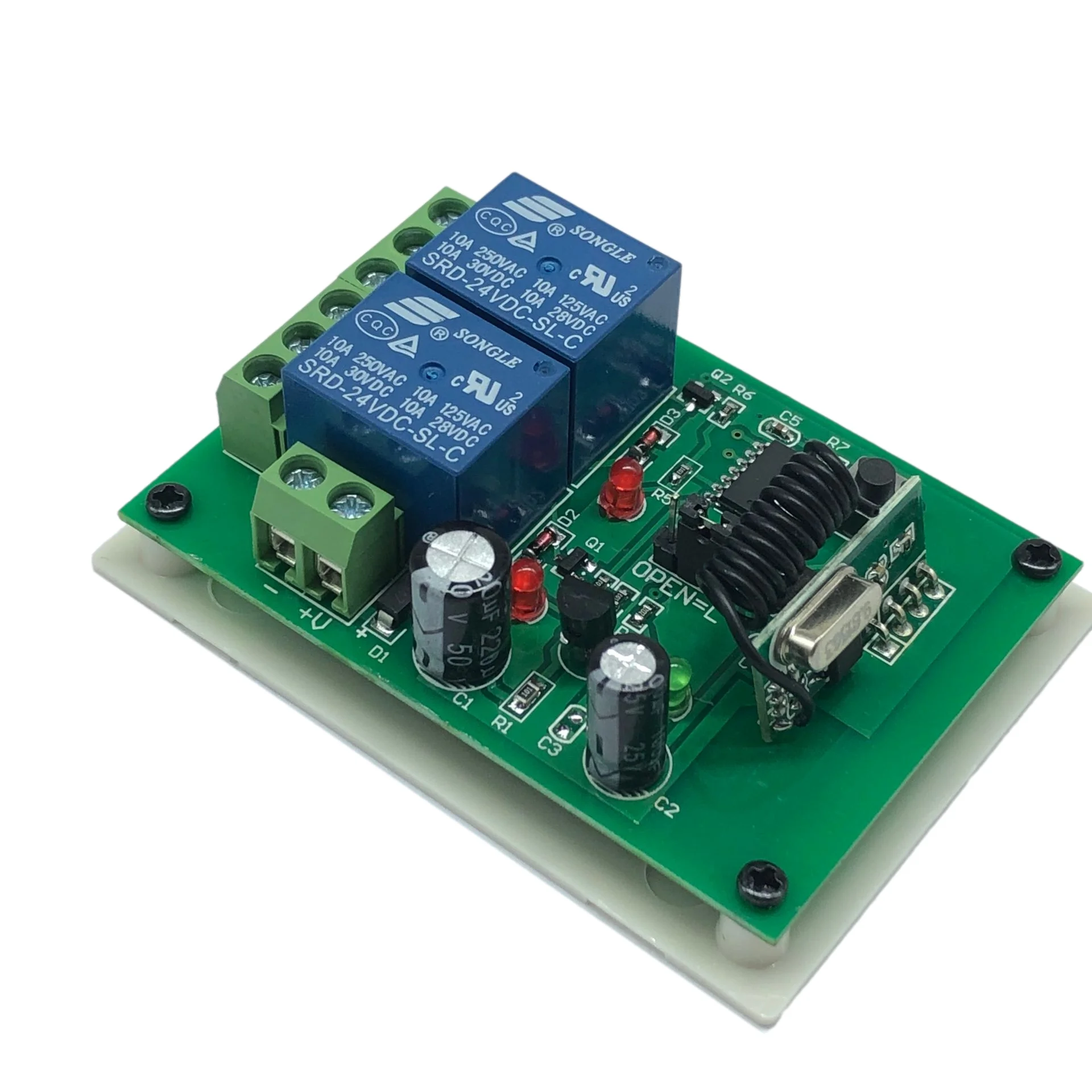 12V24V two-way learning wireless remote control switch car lamps ...