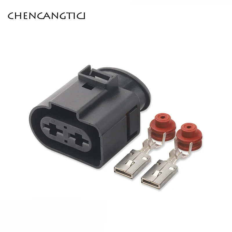 1 Set 2 Pin Way VW Waterproof Socket Automotive Wire Harness Connector ...