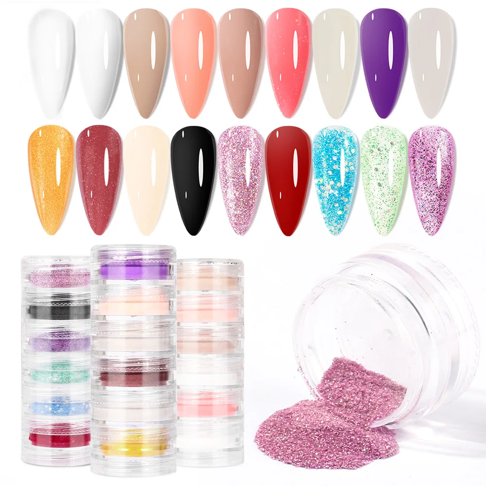 6-Colors-Dipping-Nail-Powder-Set-Sparkling-Gradient-Nail-Glitter ...