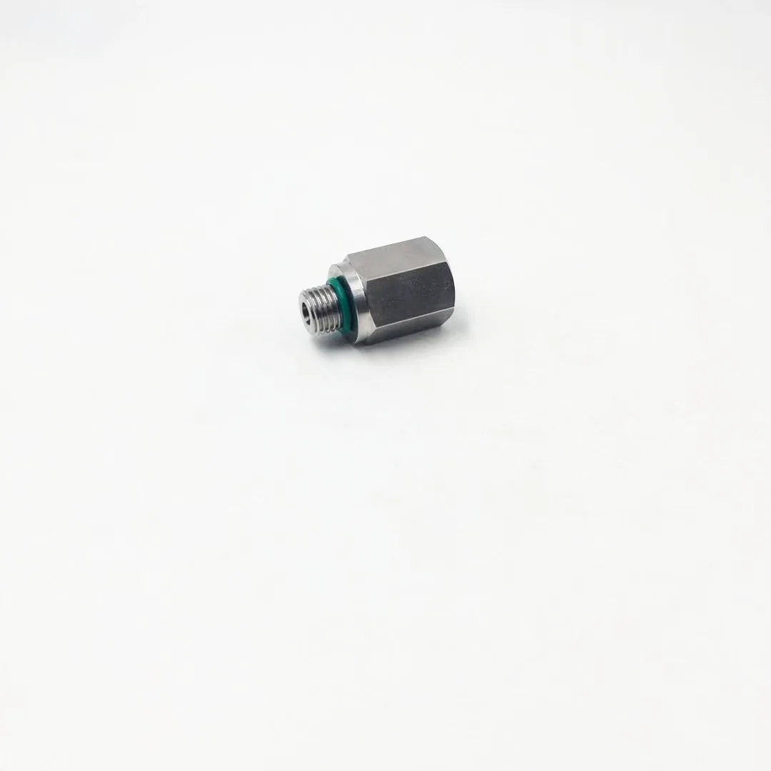 SS-4-SAE-7-4, Stainless Steel Pipe Fitting, Adapter, 7/16-20 Male SAE ...